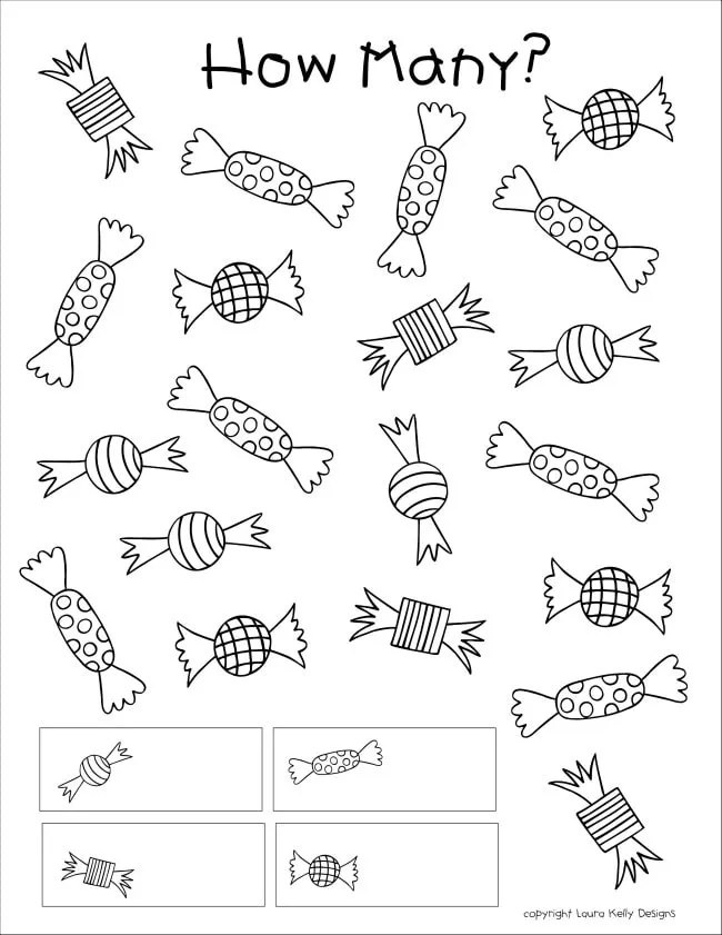 Free Christmas Preschool Printables - Laura Kelly's Inklings