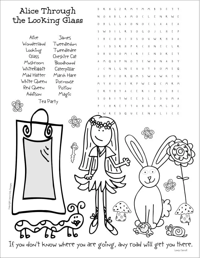 Alice in Wonderland Party Ideas and Games Through the Looking Glass