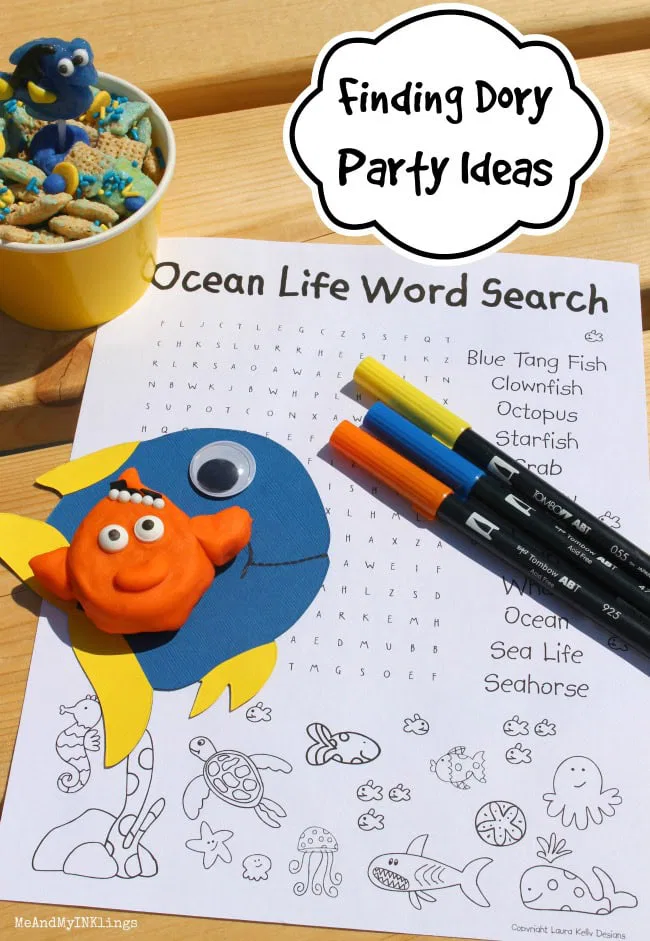 Party Ideas for Finding Dory - Laura Kelly's Inklings