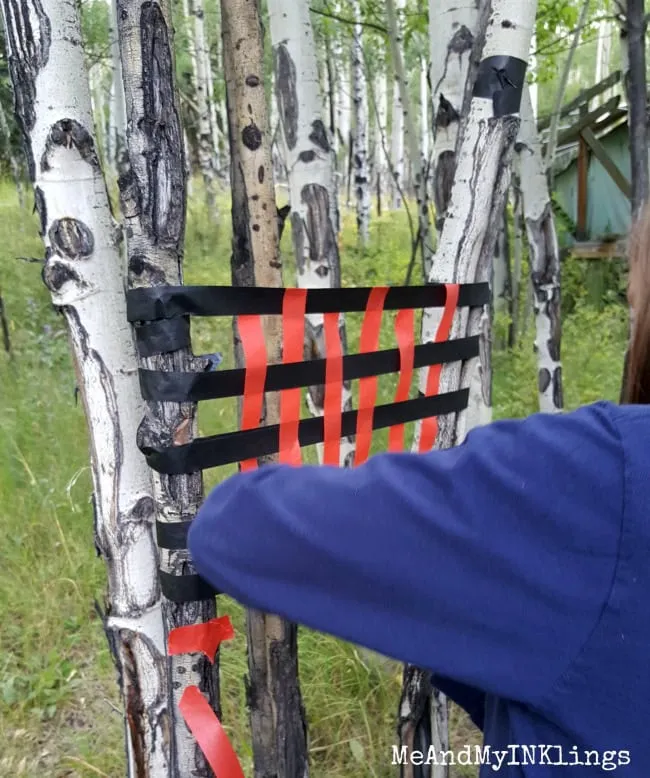 Camping Kid Crafts With Masking Tape - Best Girl Scout Craft Ideas ...