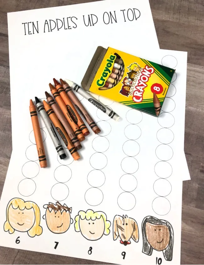 Dr. Seuss Printables for Ten Apples Up on Top - Laura Kelly's Inklings