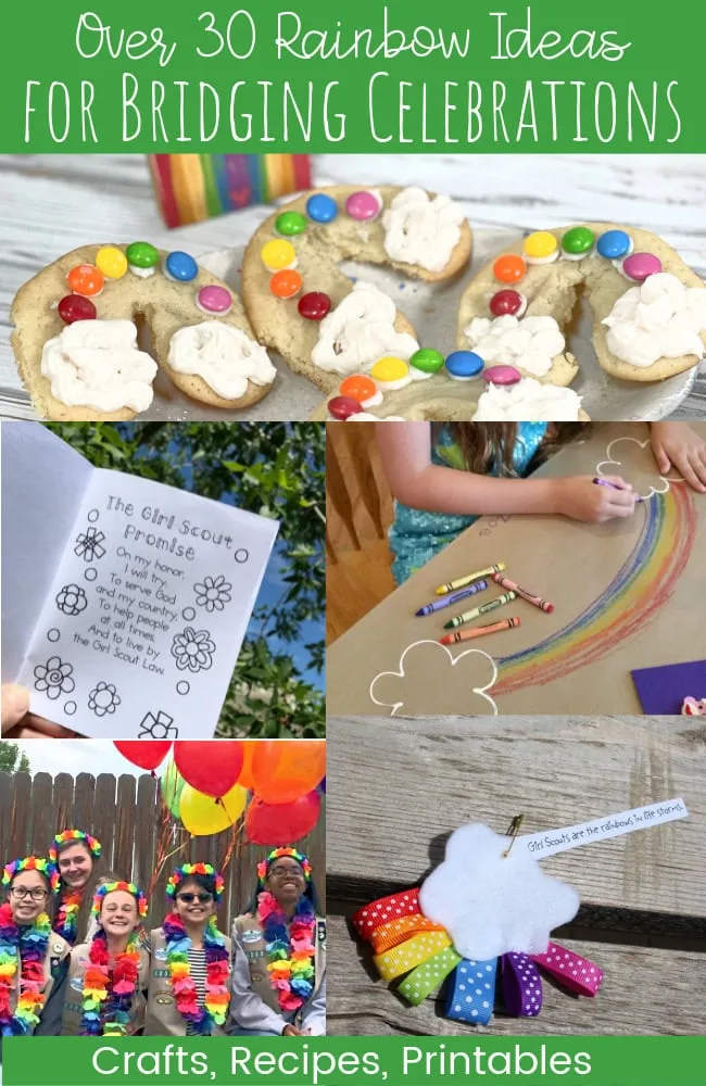 Over 30 Rainbow Crafts for Girl Scout Bridging Ideas and SWAPS Too ...