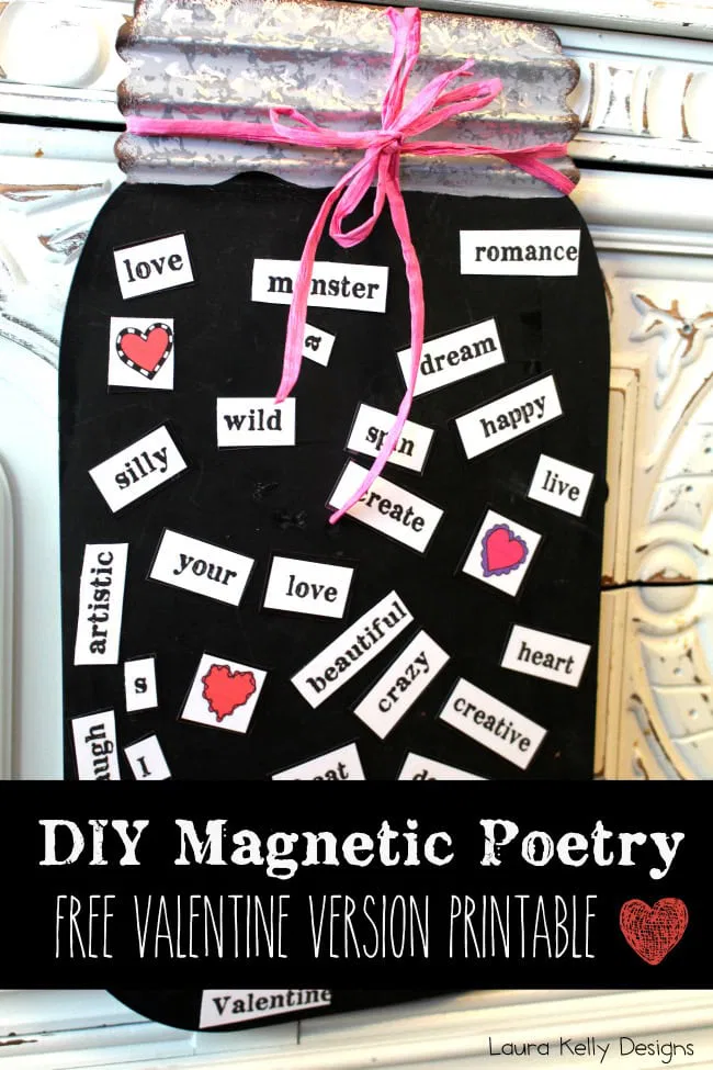 DIY Magnetic Poetry with Xyron - Laura Kelly's Inklings