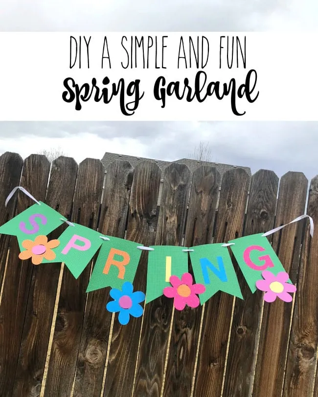 Quick and Simple SPRING Garland - Laura Kelly's Inklings