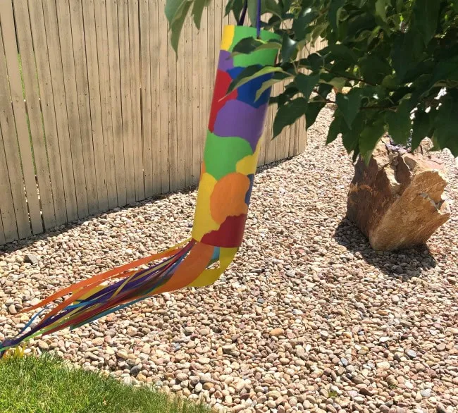 Create DIY Windsocks using Recycled Cans and Containers