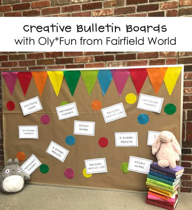 Create a Polka Dotted Rainbow Bulletin Board with Oly*Fun