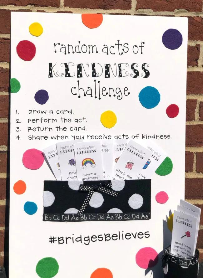 Random Acts of Kindness For a School Staff - Laura Kelly's Inklings