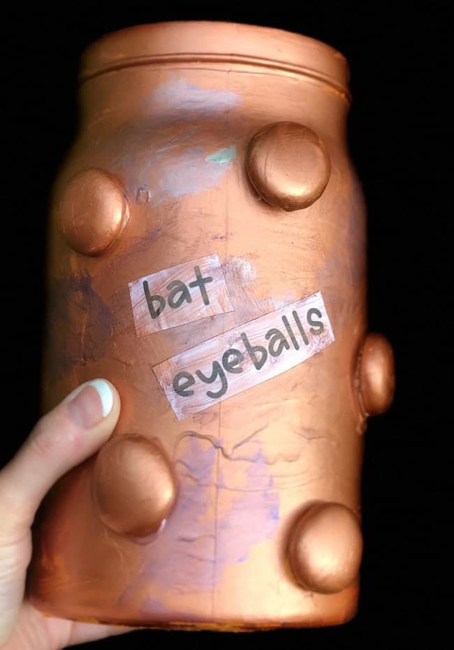 DIY Spell Jar Decorations for Halloween or Harry Potter Parties