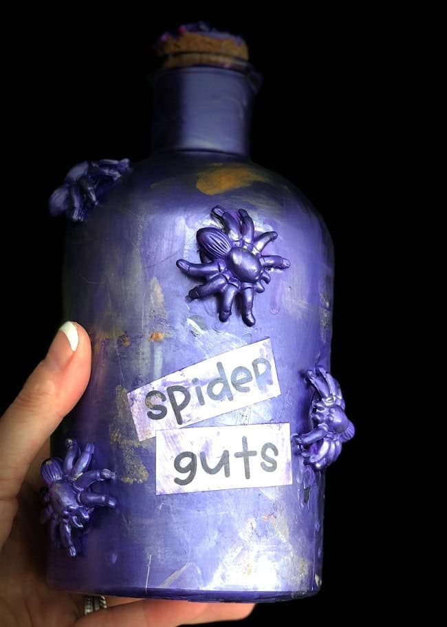 DIY Spell Jar Decorations for Halloween or Harry Potter Parties