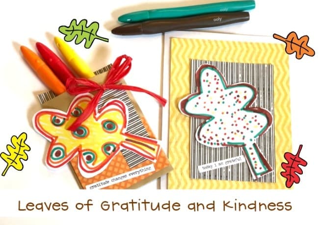 Kid Craft Leaves of Gratitude and Kindness - Laura Kelly's Inklings