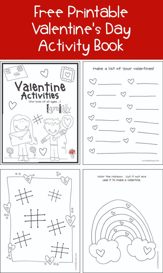 Conversation Heart Valentine Garland Decor - Laura Kelly's Inklings