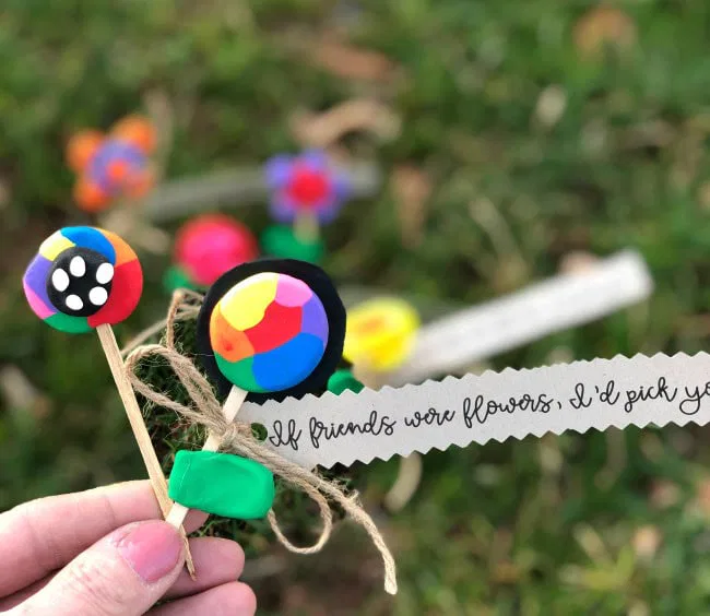 Clay Kindness Flowers Craft - Laura Kelly's Inklings