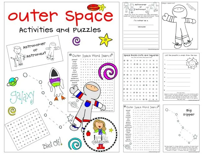 Ultimate Outer Space Activities for Kids - Laura Kelly's Inklings