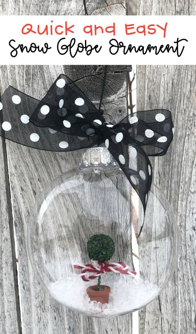 20 Minute Snow Globe Ornament - Laura Kelly's Inklings
