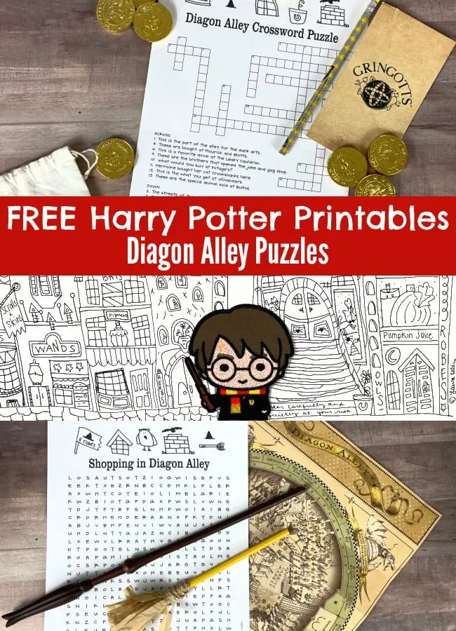 Diagon Alley Free Harry Potter Printables - Laura Kelly's Inklings