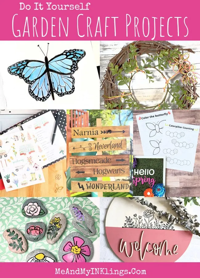 Spring Decor DIY Garden Craft Projects and Ideas - Laura Kelly's Inklings