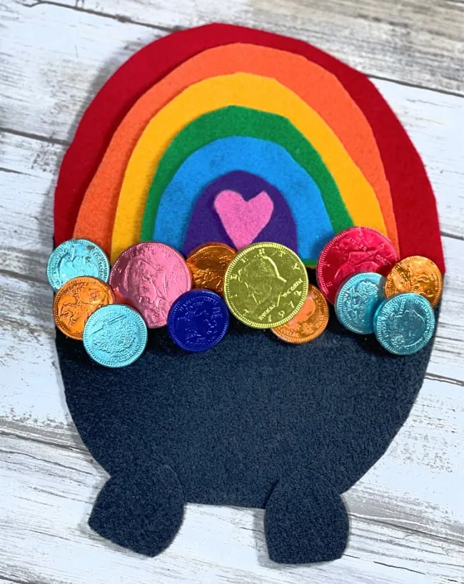 Rainbow For Kids Stacked Felt Craft - Laura Kelly's Inklings