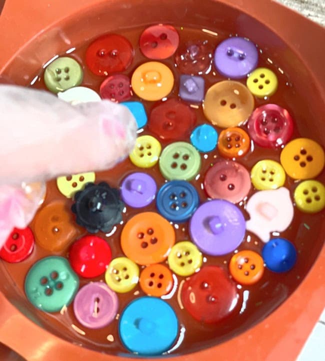Resin Coasters DIY with Buttons - Laura Kelly's Inklings