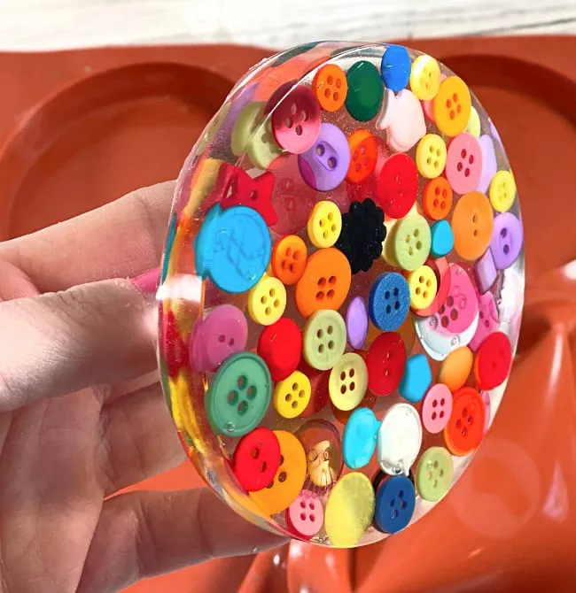 Resin Coasters DIY with Buttons - Laura Kelly's Inklings