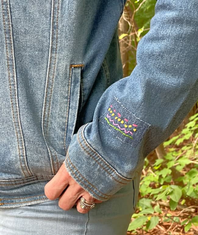 DIY Embroidery Patch Ideas for Denim Jackets - Laura Kelly's Inklings