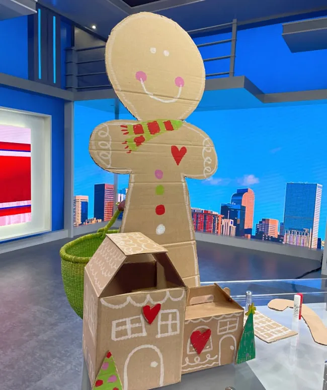How to Make Giant Cardboard Gingerbread Decorations - Laura Kelly's ...