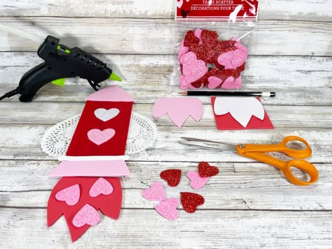 Rocket Ship Valentine Craft - Laura Kelly's Inklings