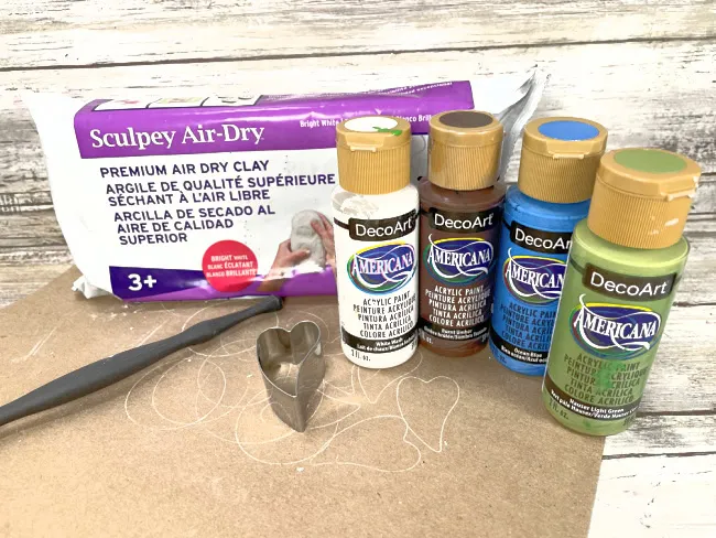 Heart Shaped Clay Tokens - Laura Kelly's Inklings