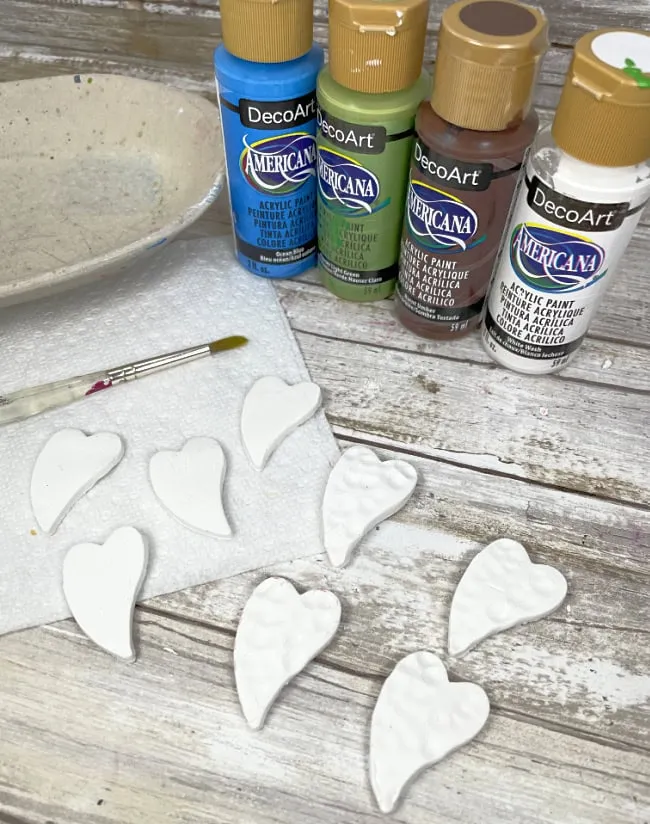 Heart Shaped Clay Tokens - Laura Kelly's Inklings