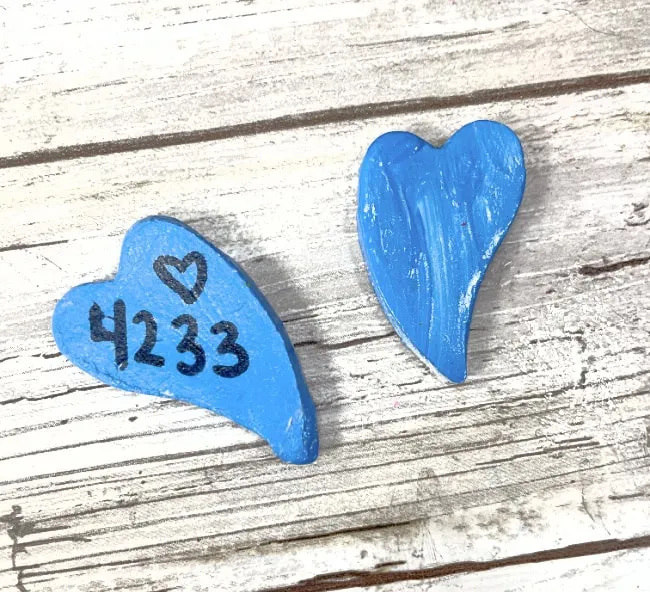 Heart Shaped Clay Tokens - Laura Kelly's Inklings