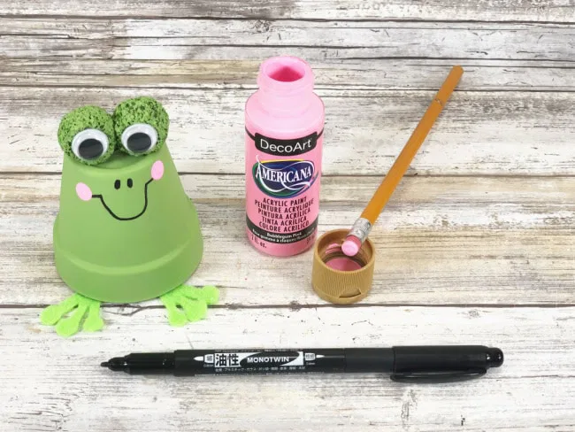 Terracotta Plant Pot Frog Craft Idea - Laura Kelly's Inklings