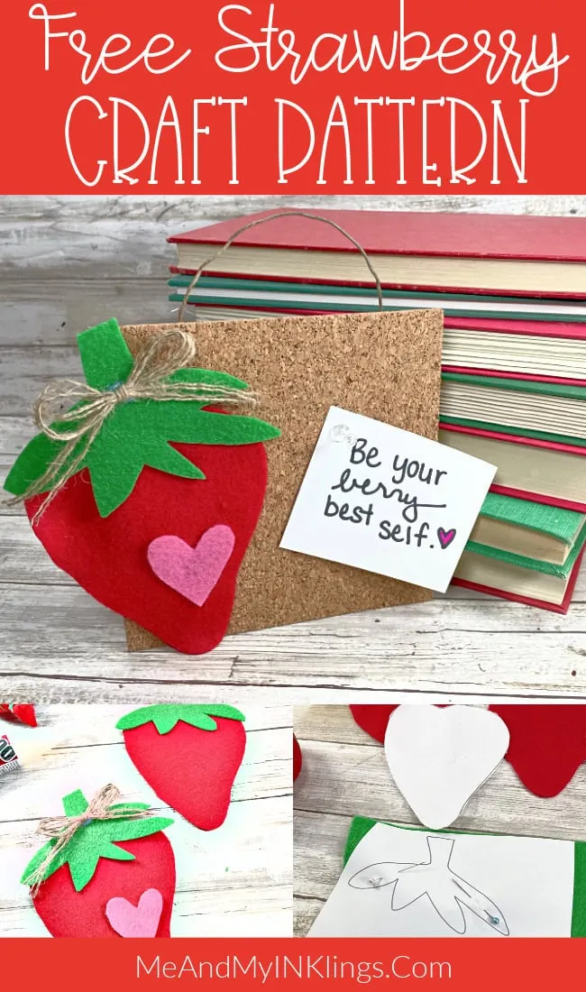 Strawberry Pattern for Fabric and Paper Crafts - Laura Kelly's Inklings