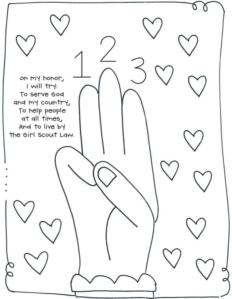 Girl Scout Sign Free Printable for the Girl Scout Promise - Laura Kelly ...