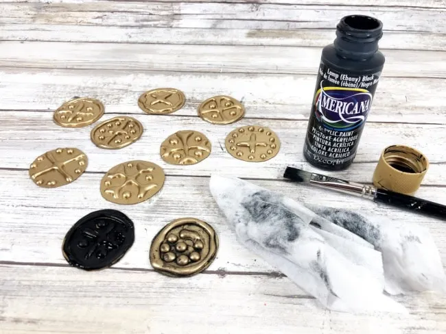 Recycled Craft Pirate Gold Coins - Laura Kelly's Inklings