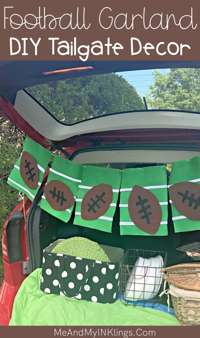 DIY Felt Football Garland - Laura Kelly's Inklings