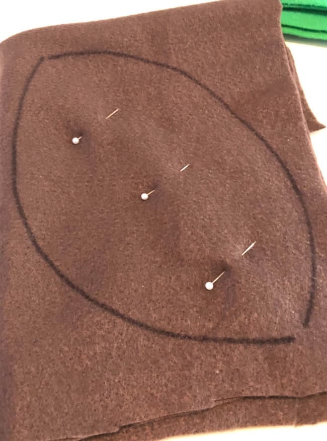 DIY Felt Football Garland - Laura Kelly's Inklings