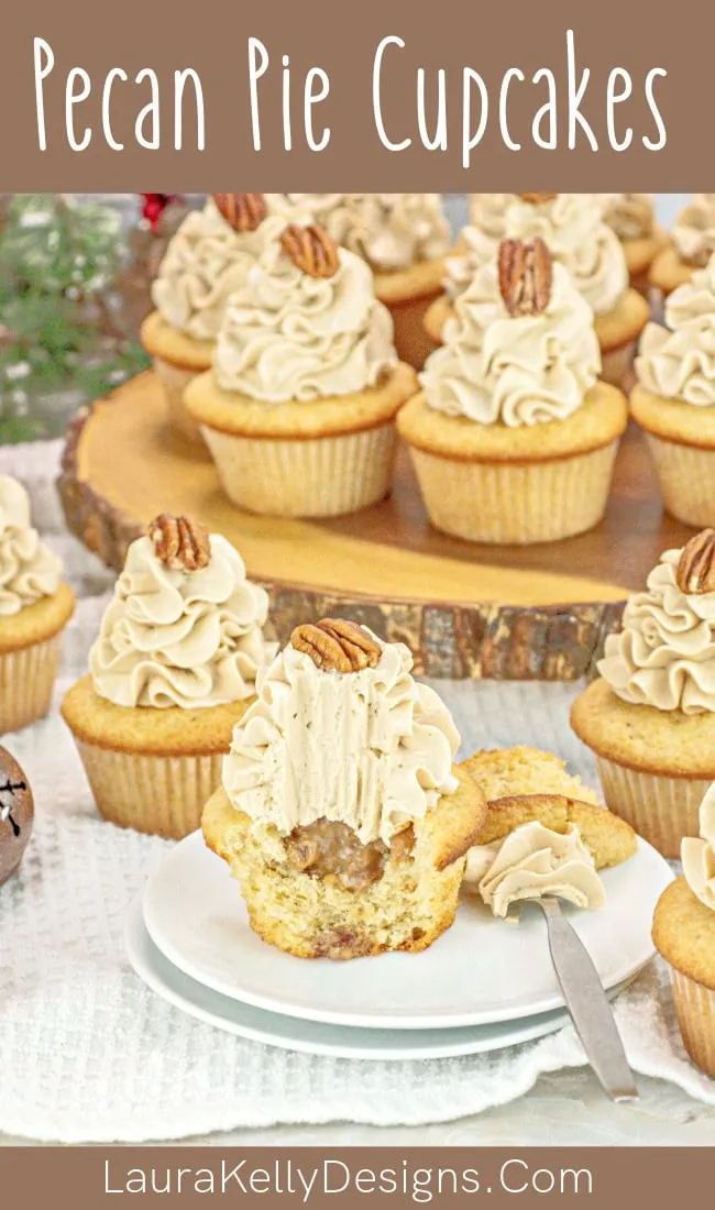 Pecan Pie Cupcake Recipe - Laura Kelly's Inklings