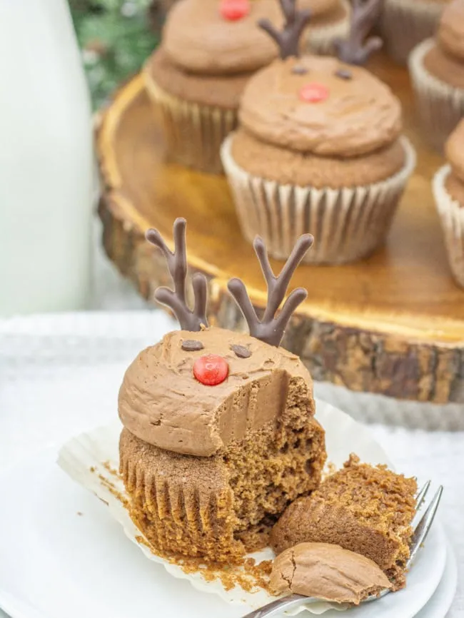 Homemade Reindeer Cupcakes - Laura Kelly's Inklings