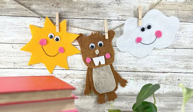 Groundhog Day Kid Craft with Free Pattern - Laura Kelly's Inklings