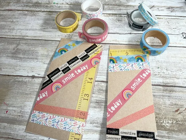Recycled Cardboard Bookmarks Collage Art - Laura Kelly's Inklings