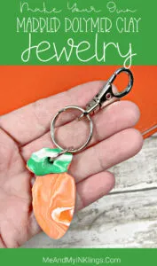 DIY Clay Carrot Keyring - Laura Kelly's Inklings
