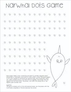 Free Narwhal Printable Activities - Laura Kelly's Inklings