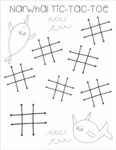 Free Narwhal Printable Activities - Laura Kelly's Inklings