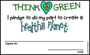Coffee Filter Earth Day Craft With Printable Pledge - Laura Kelly's ...