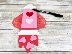 Rocket Ship Valentine Craft - Laura Kelly's Inklings