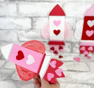 Rocket Ship Valentine Craft - Laura Kelly's Inklings