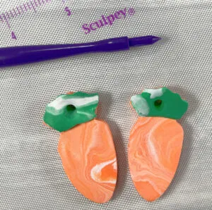 DIY Clay Carrot Keyring - Laura Kelly's Inklings