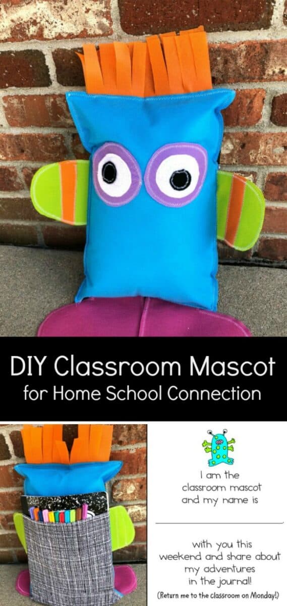 Classroom Mascot with a Journal Pocket - Laura Kelly's Inklings
