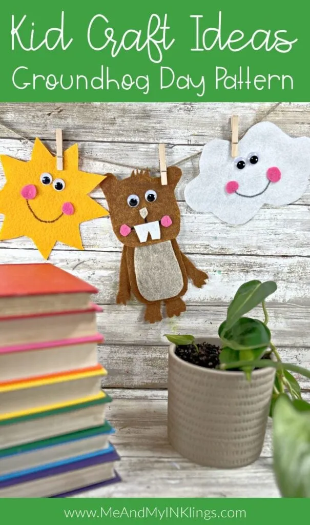 Groundhog Day Kid Craft with Free Pattern - Laura Kelly's Inklings