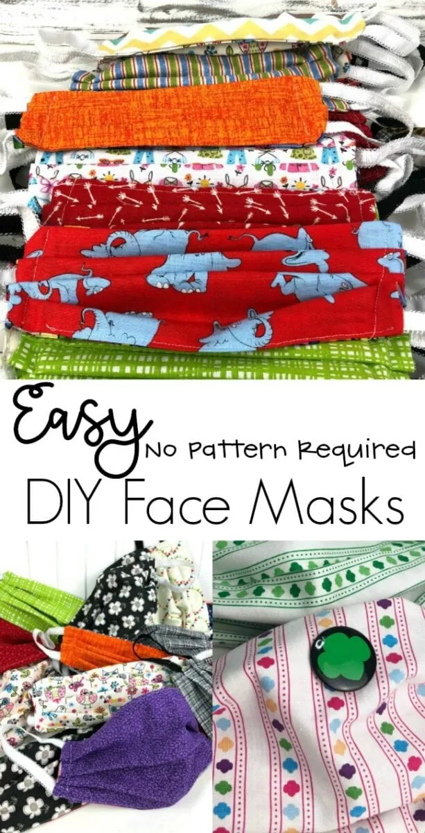 DIY Easy Sew Face Mask Pattern - Laura Kelly's Inklings