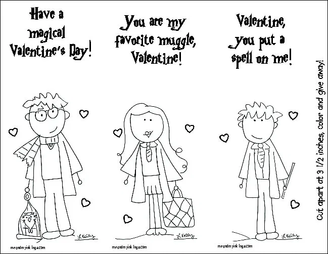 Harry Potter Printable Valentines Cards and Puzzle - Laura Kelly's Inklings